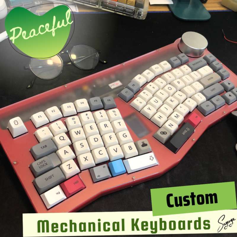 Promo Mechanical Keyboard Red Herring (Modified Hot Swap Socket) QMK ...