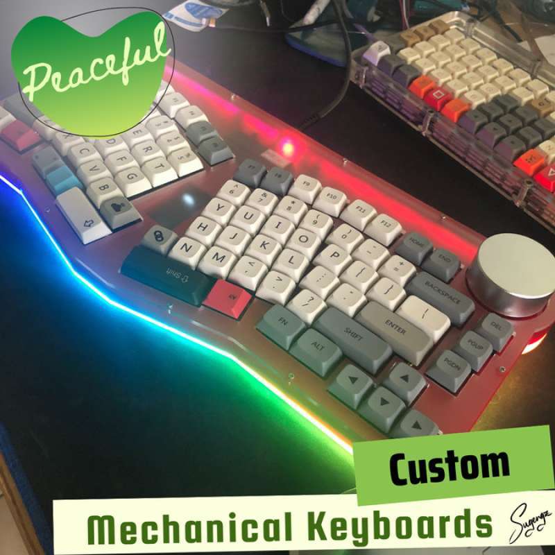 Promo Mechanical Keyboard Red Herring (Modified Hot Swap Socket) QMK ...