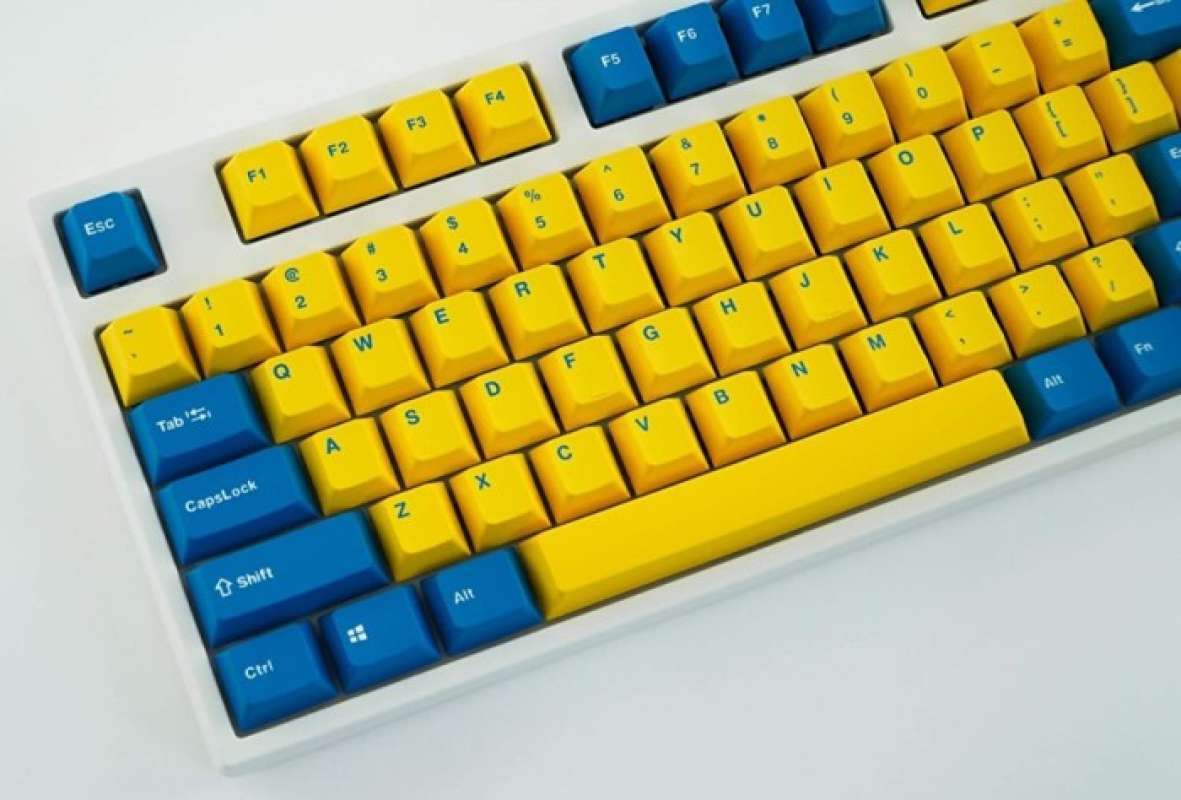Promo Leopold FC750R Yellow Blue White Mechanical - Gaming Keyboard ...
