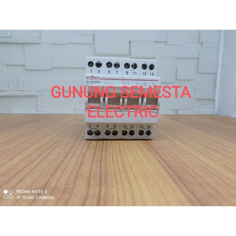 Promo Cos Change Over Switch Ohm Saklar Fort 4p 25a Type Sf419g-25 ...