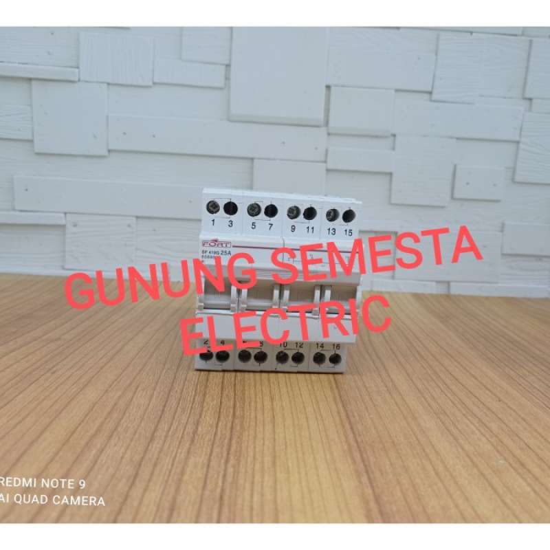 Promo Cos Change Over Switch Ohm Saklar Fort 4p 25a Type Sf419g-25 ...
