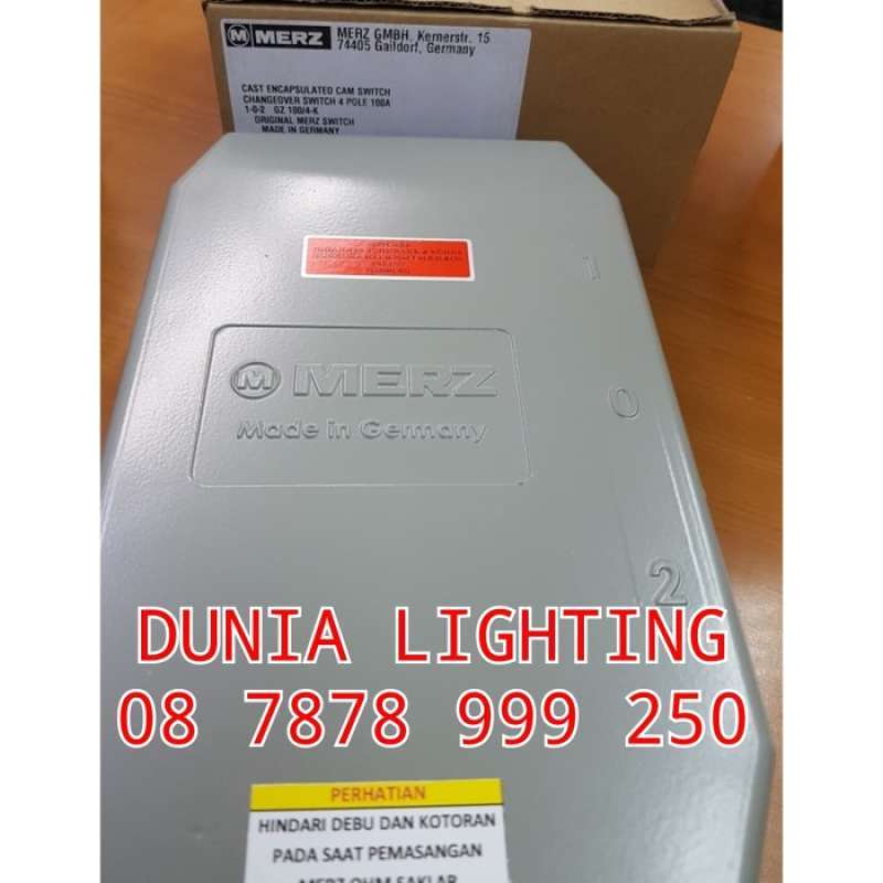 Promo OMH SAKLAR CAM SWITCH MERZ 125A/4P 125 AMPER 125amper GERMANY ...