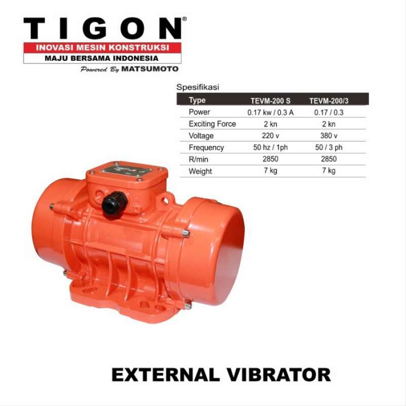 Promo External Vibrator Tigon 1 Phase / 3 Phase Diskon 23% Di Seller ...