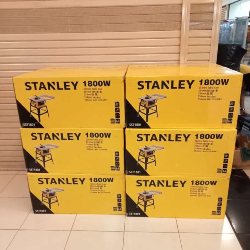Promo STANLEY SST1801 TABLE SAW 10 INCH MESIN MEJA POTONG STANLEY SST ...