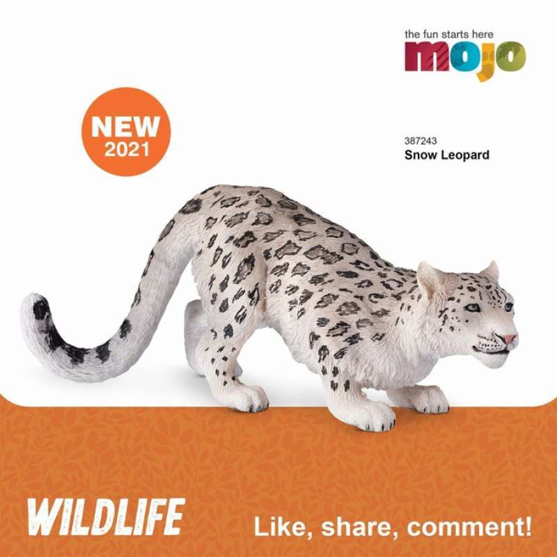 Promo Mojo Fun Snow Leopard / Macan Tutul - Wildlife Collection Diskon ...