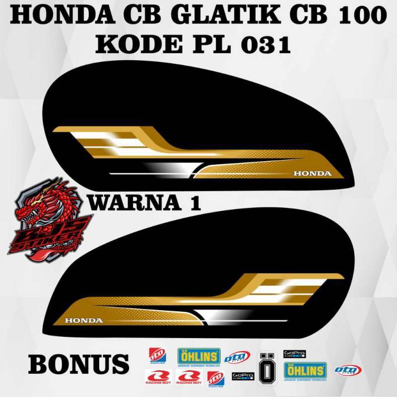 Promo Stiker Striping Cb 100 Cb Glatik - Stiker striping List Variasi ...