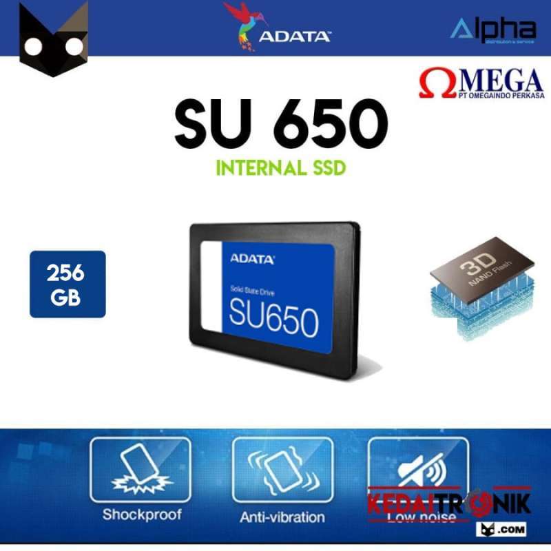 Promo SSD Internal ADATA SU650 Ultimate 256GB SU 650 3D NAND Flash SATA 256 Diskon 10% di Seller ...