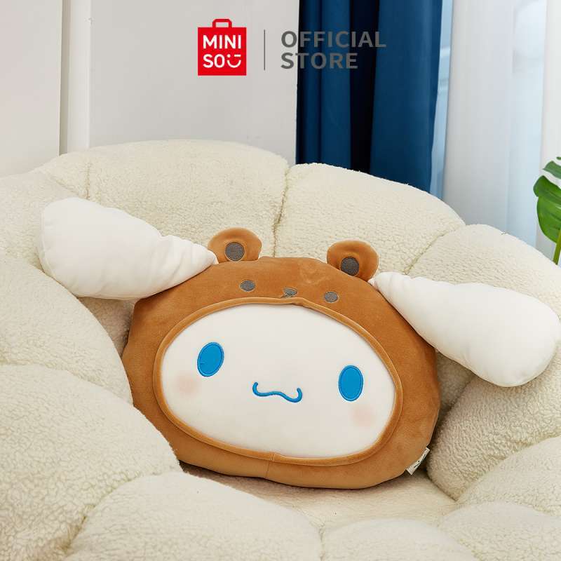 Jual MINISO x Sanrio character Head-Shape Pillow Cinnamoroll Kuromi My Melody Hello Kitty ...
