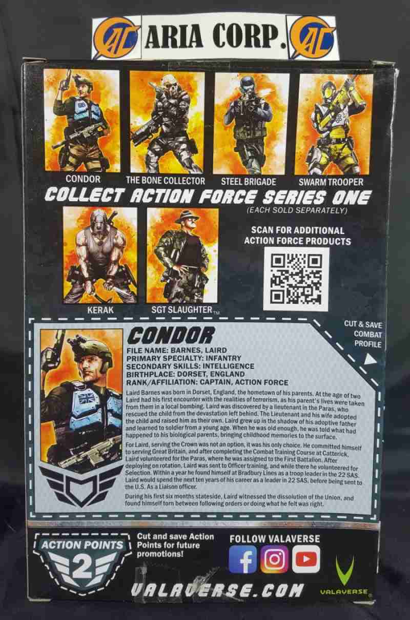 Promo 1/12 Valaverse Action Figure Condor GI G.I. Joe Classified Like ...