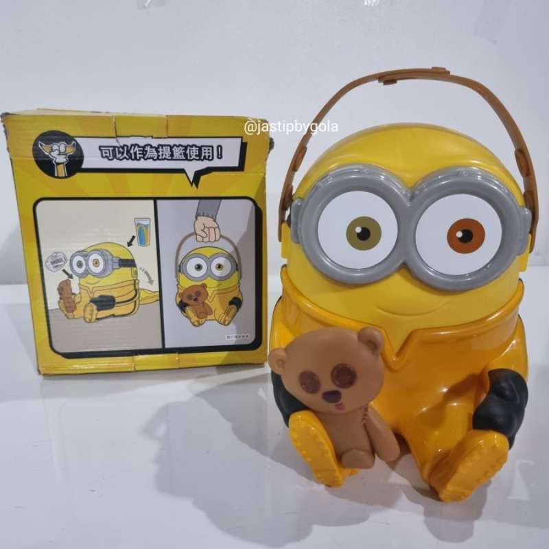 Promo MINIONS Kungfu Bob Tim Carrier Mcd Malaysia Japan Minion Popcorn ...