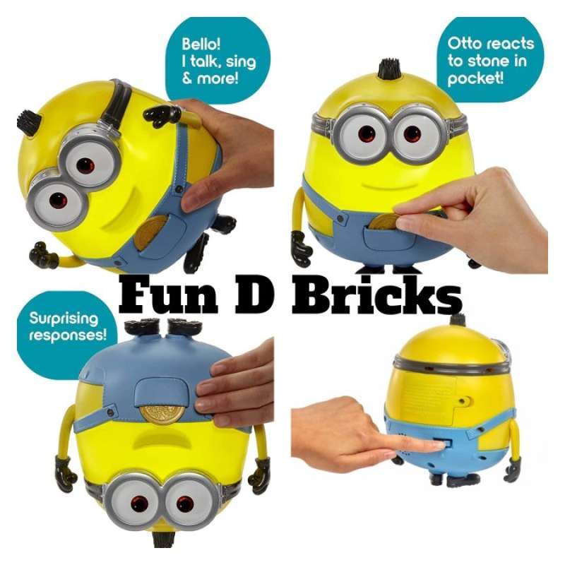 Promo Minions The Rise Of Gru Babble Otto Interactive Robot Mattel ...