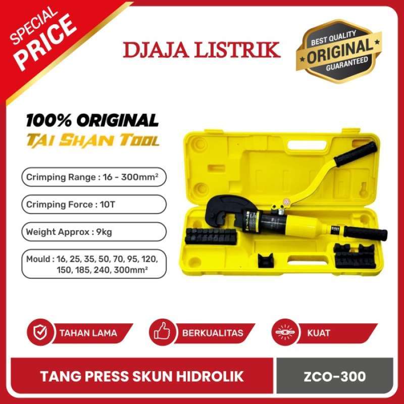 Promo Tang Crimping Skun 300mm Taishan ZCO 300 Tang Press Hidrolik ...