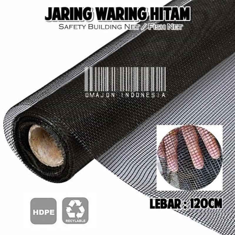 Promo Jaring Waring Hitam Taiwan Meteran / Jaring Penutup Atap Keramba ...