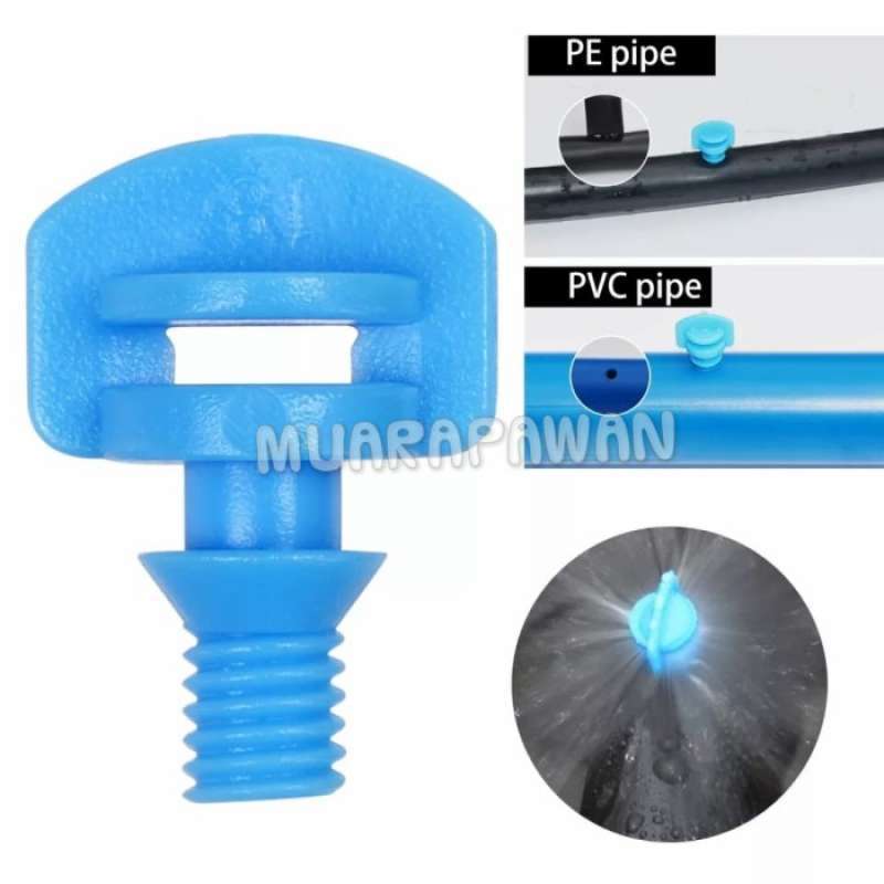 Promo Nozzle nosel semprotan penyiram tanaman selang PE 4/7 mm irigasi ...