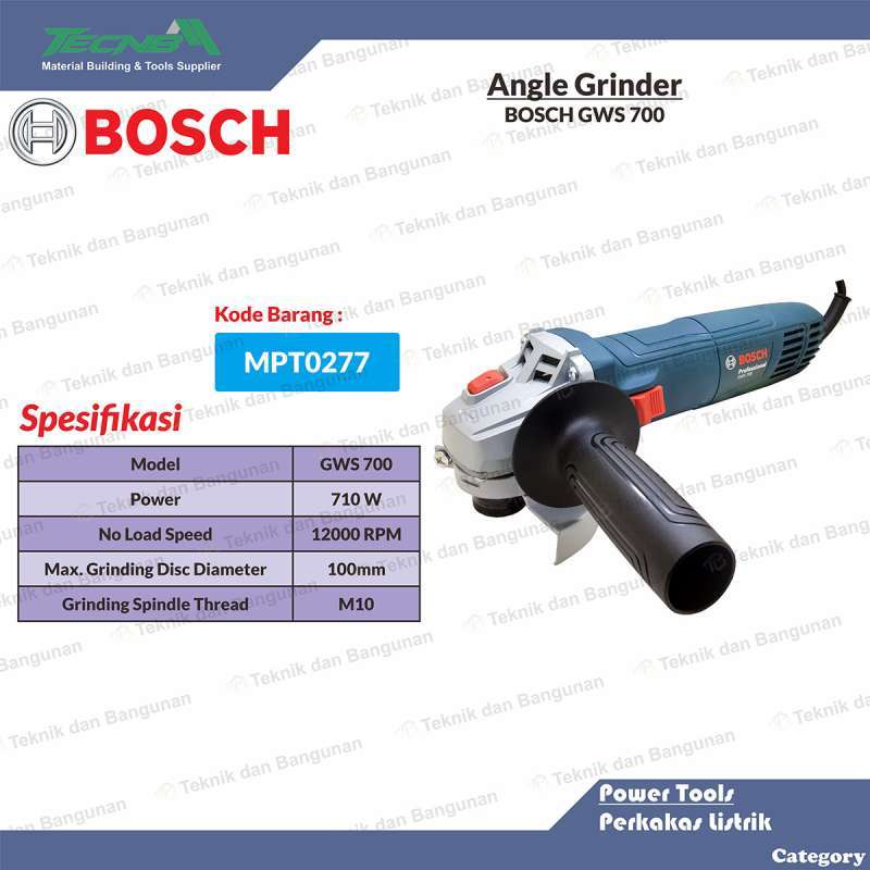 Jual Mesin Gurinda Bosch Gws 700 Terbaru Dengan Harga Termurah Di 2024 ...