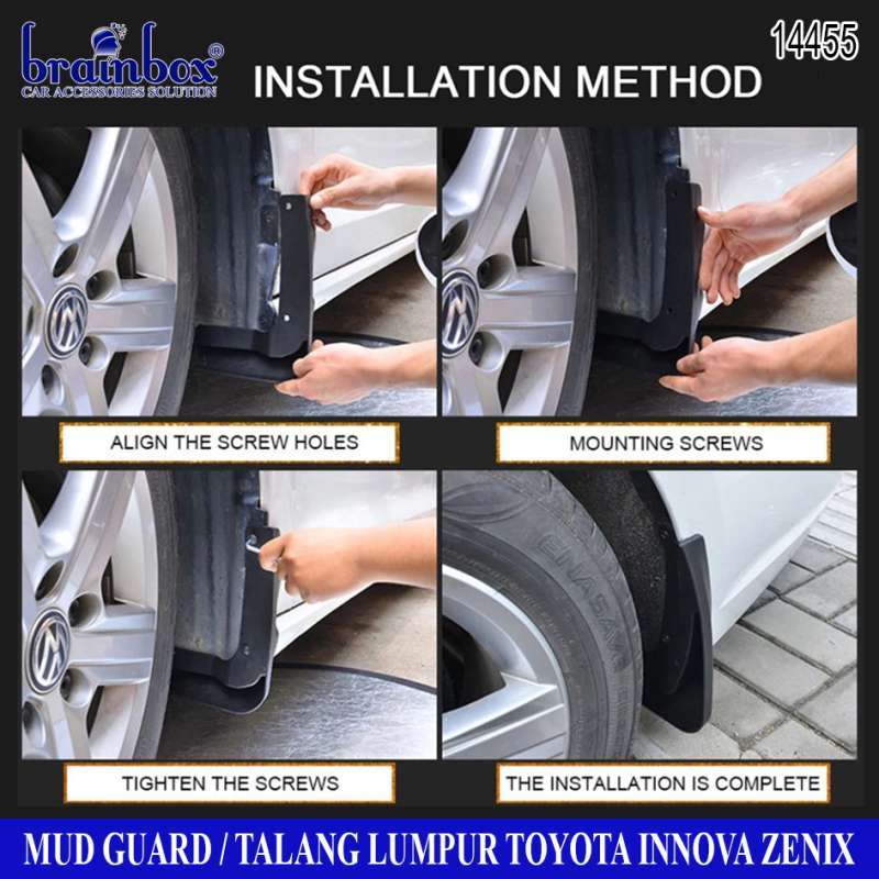 Jual Mud Guard Toyota Innova Zenix Type-Q Bodykit Talang Lumpur ...