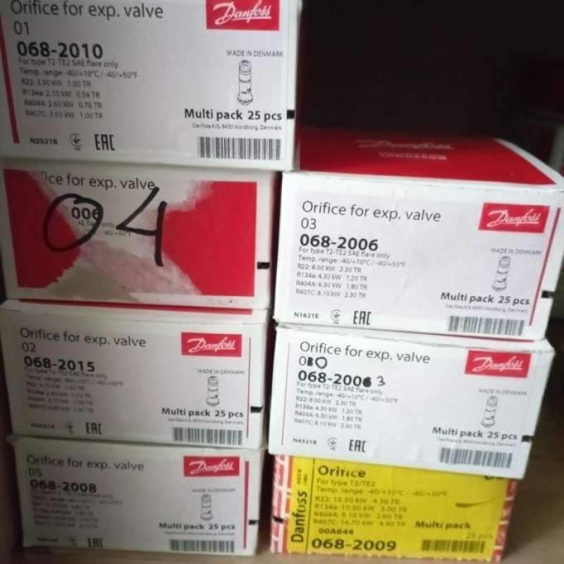Promo Danfoss Orifice No 1 2 3 4 5 Danfoss Danfoss - Diskon 50% Di ...