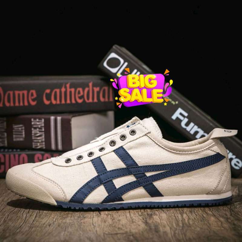 Jual Onitsuka Tiger Mexico Slip On Cream Navy Model Terbaru & Kekinian - Harga Diskon Mei 2024 ...