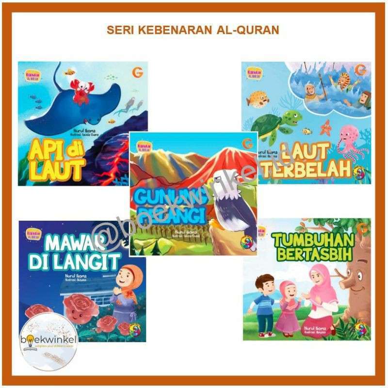 Jual Seri Kebenaran Al-Quran : Api di Laut/Gunung Pelangi/Laut Terbelah/Mawar Dilangit/Tumbuhan ...