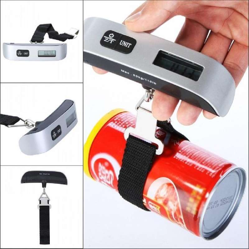 Promo Luggage Scale Digital 50kg - Timbangan Koper Portable Diskon 45% ...