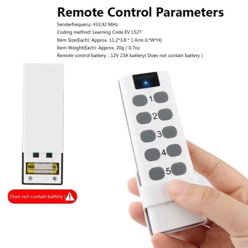 Promo Smatrul Remote Control Smart Home New Tuya 433mhz 10 Button ... Promo Smatrul Remote Control Smart Home New Tuya 433mhz 10 Button ...