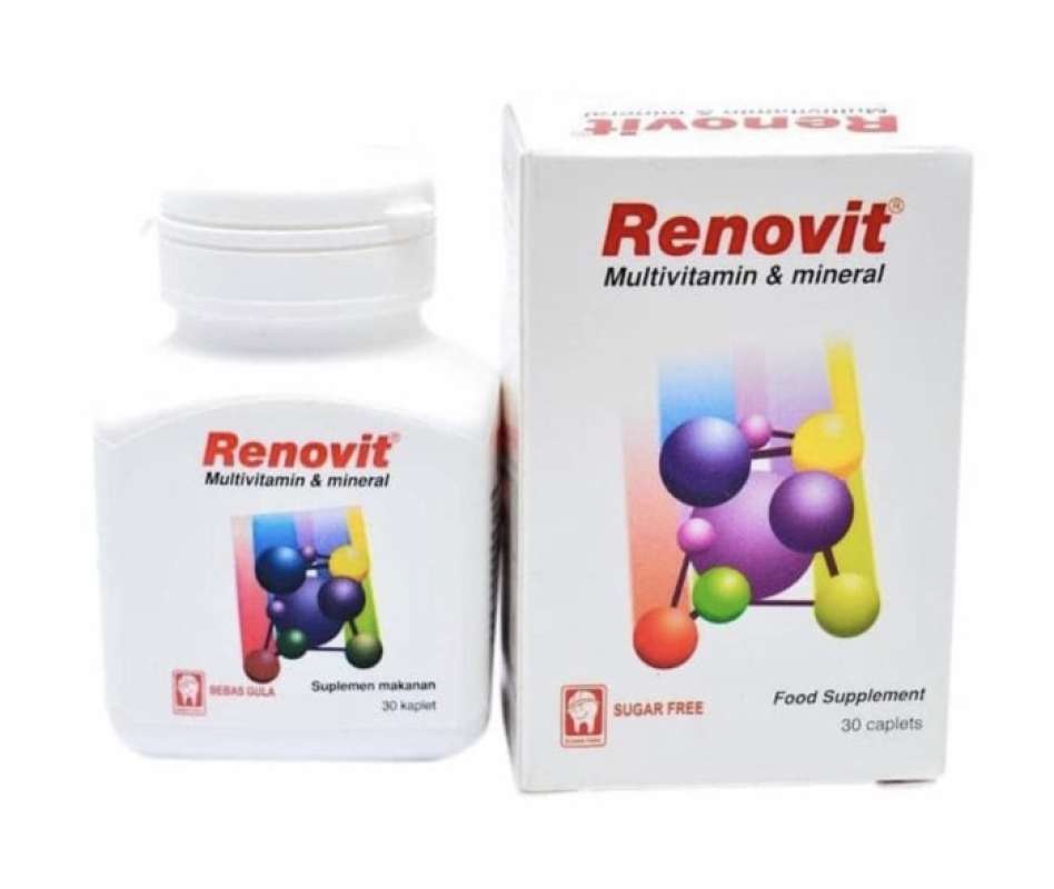 Promo Renovit Isi 30 Tablet ( Multivitamin Lengkap Untuk Daya Tahan ...