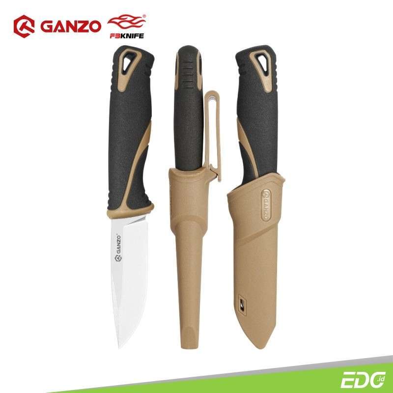 Jual Fixed Blade Ganzo G807 9CR14 Survival Bushcraft Camping Tools di ...
