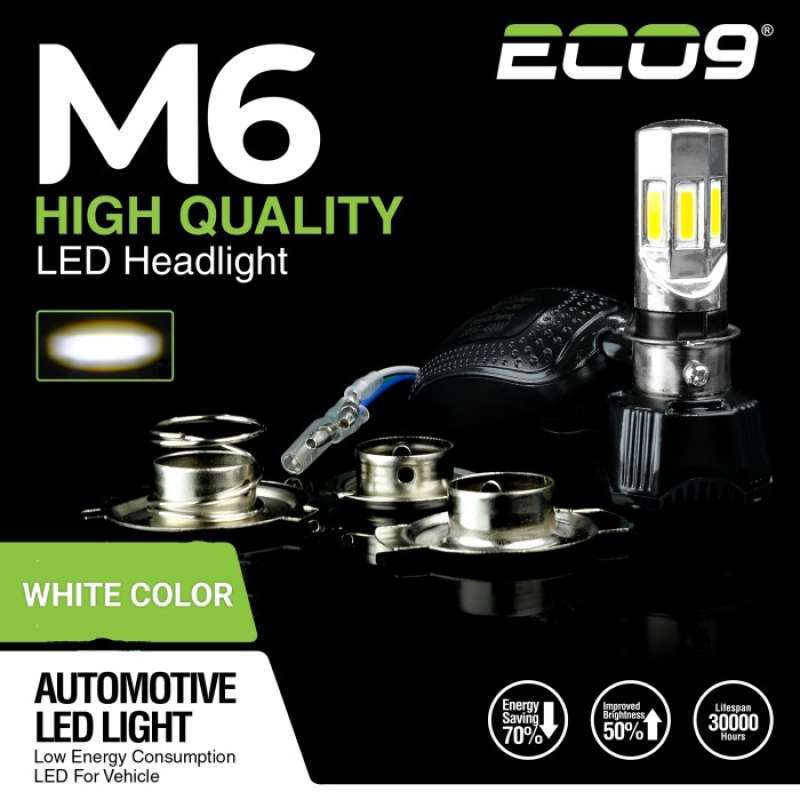 Promo Promo Lampu Utama Motor Led Sisi Led Luminos M Eco Terang Arus Ac Dc Putih Diskon