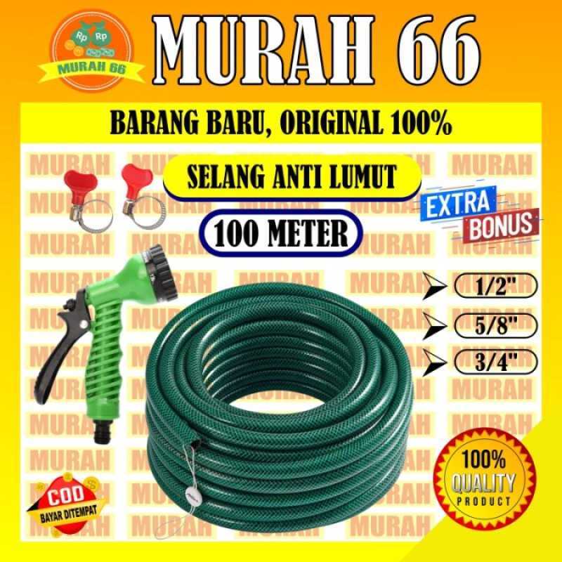 Promo Selang Air 100 Meter 1/2 5/8 3/4 Inch / Selang Air 1 Roll Taman ...