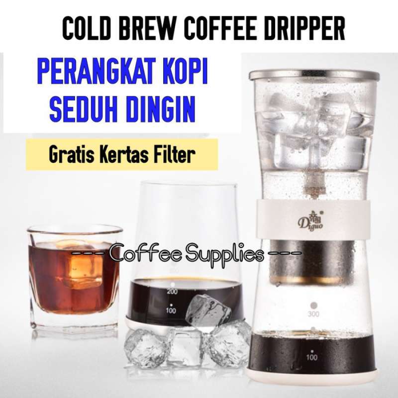 Promo New Cold Brew Coffee Dripper Drip Tower Alat Kopi Seduh Dingin ...