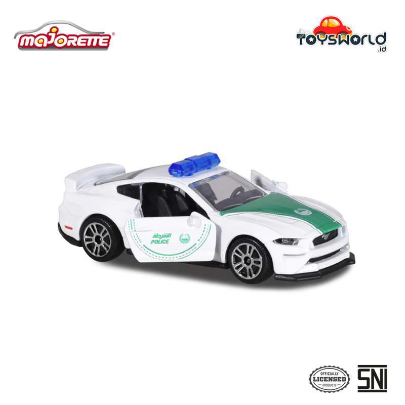 Promo Majorette Dubai Police Supercars Series 1 Ford Mustang Diskon 70% ...