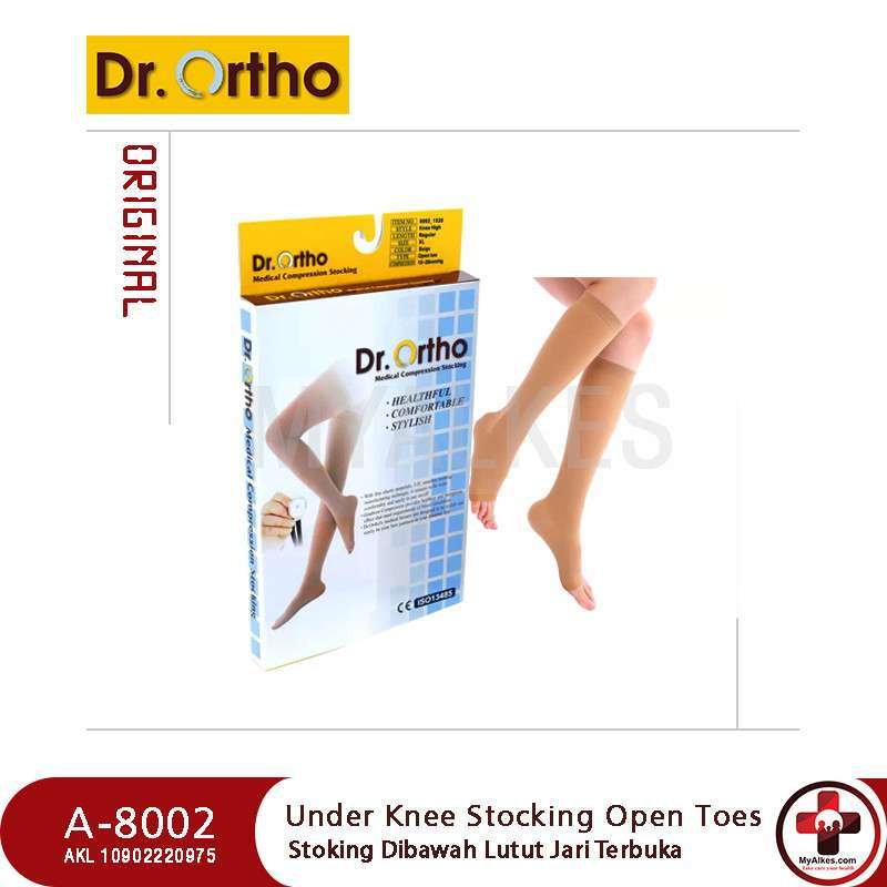 Jual Stoking Varises / Under Knee Stocking Open Toes Dr Ortho A-8002 ...