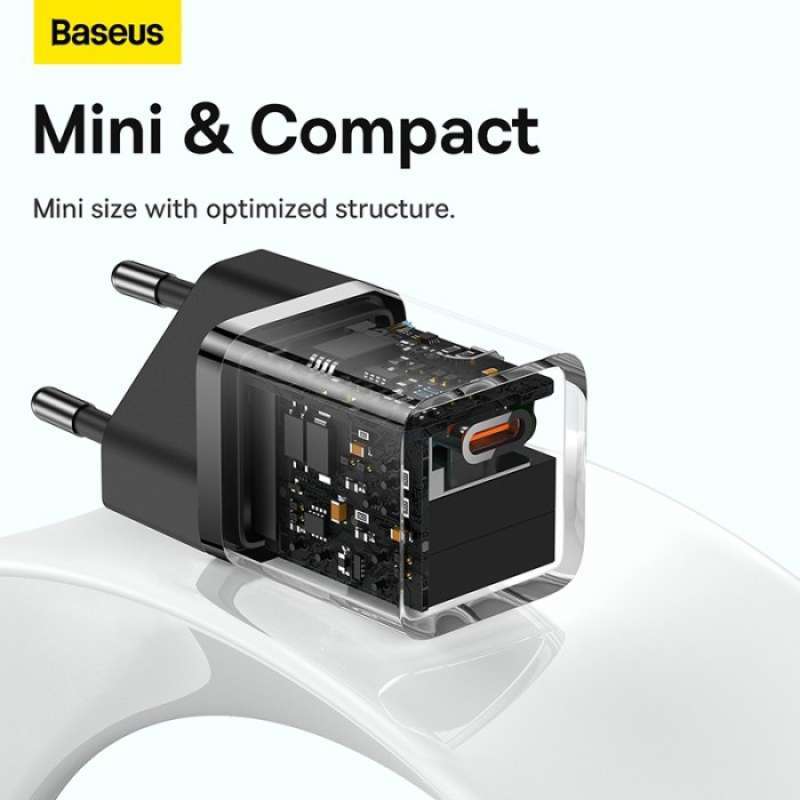 Jual Baseus Adaptor 30w Usb-c Gan5 Series Mini Fast Charging Pps Eu ...
