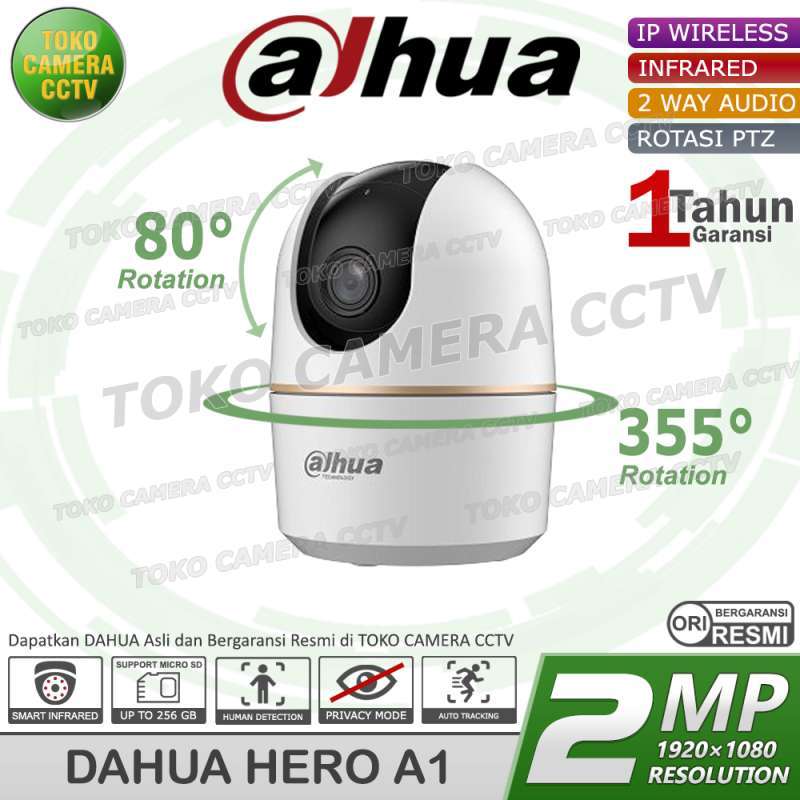 Jual Dahua H2a Hero A1 2mp Cctv Wifi Kamera Ip Camera Wireless Ptz 360 - Memori 256gb Di Seller ...