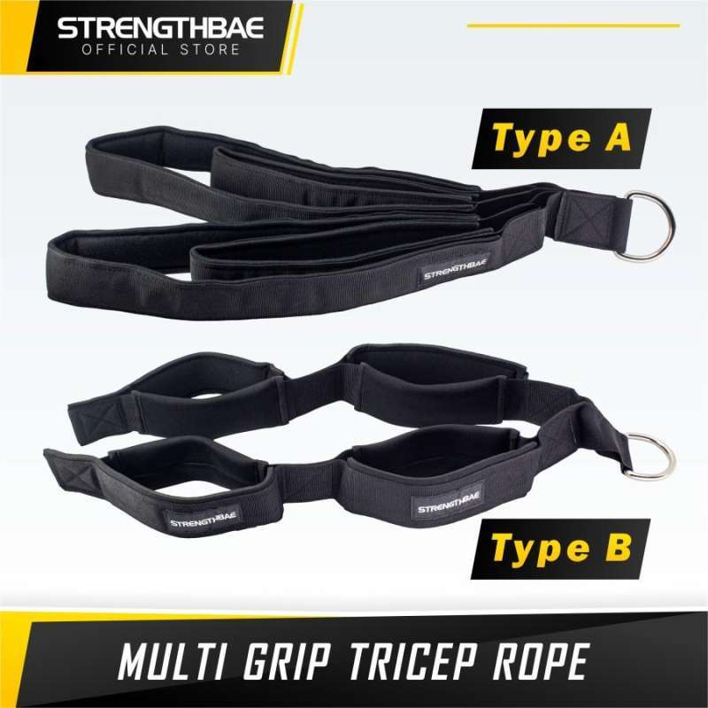 Jual Multi Grip Tricep Rope Strengthbae Tali Triceps Pull Cable ...