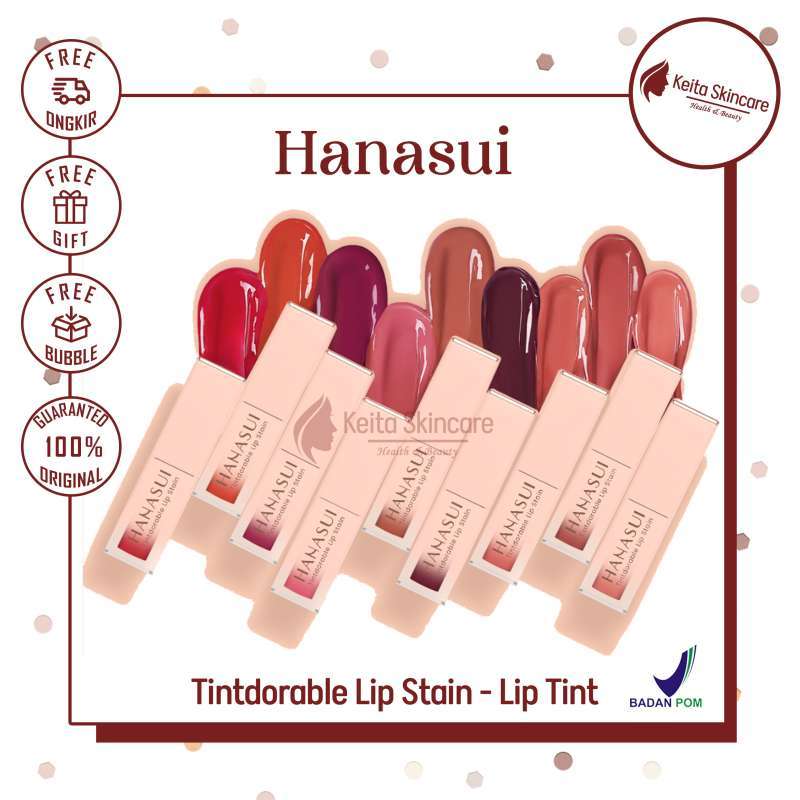 Promo Hanasui Tintdorable Lip Stain - Lip Tint - 06 Bloody Diskon 51% ...