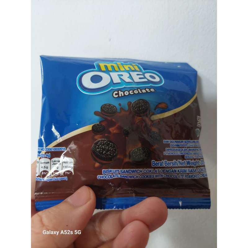 Jual Mini Oreo Biskuit Sandwich Coklat Dengan Krim Varian Rasa ...