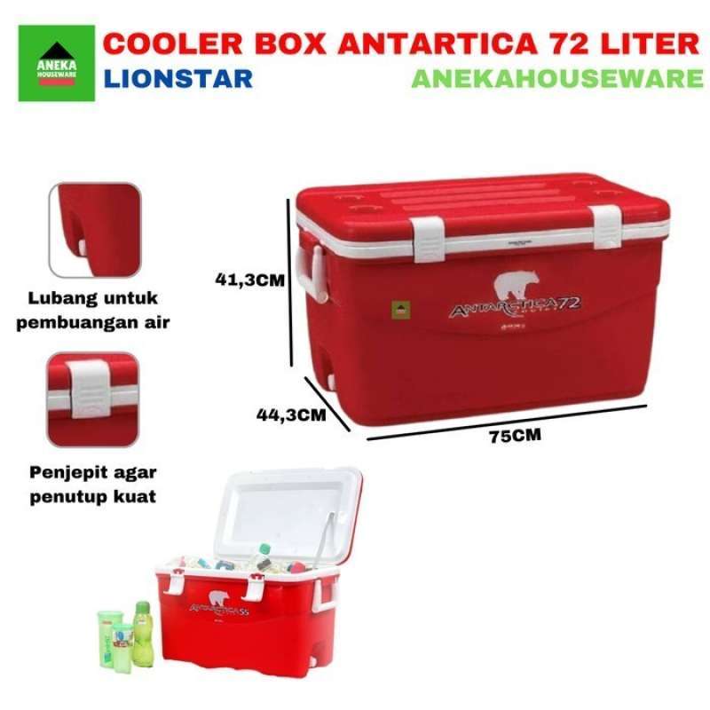 Promo New Cooler Box Antartica Cool Box - Lionstar (72 Ltr) Baru ...