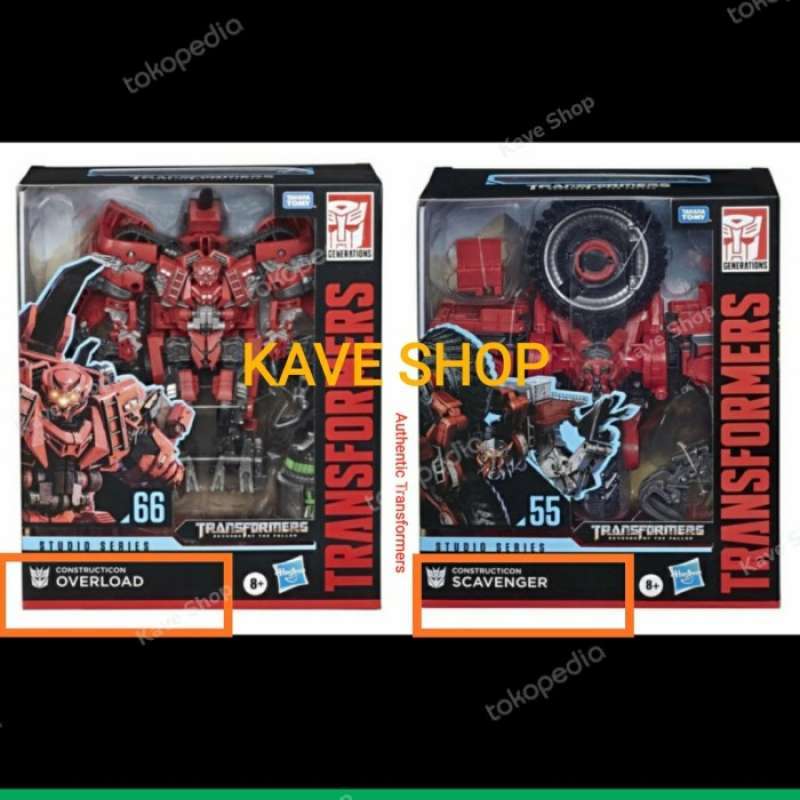 Promo Transformers Studio Series: Constructicon Scavenger/overload ...