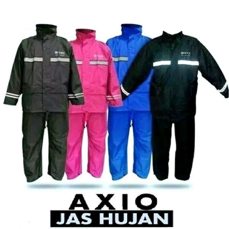 Promo Terbaik Jas Hujan Axio / Jas Hujan Impor Berbagai Warna / Axio ...