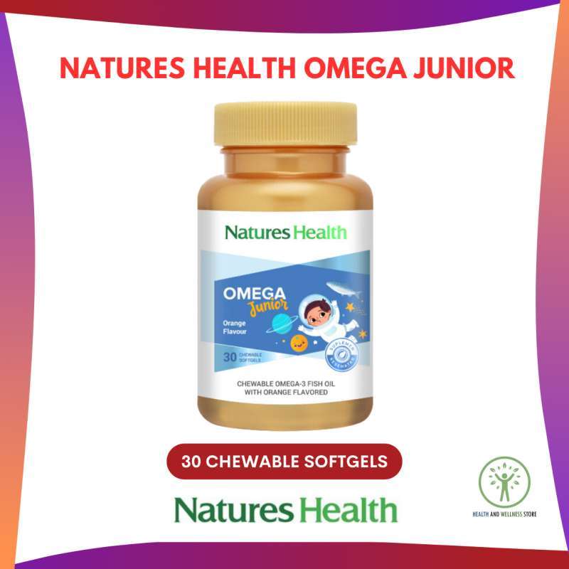 Jual Natures Health Omega Junior 30 Chewable Softgels Omega 3 Anak Kids ...