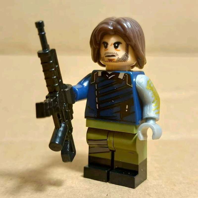 Jual Mainan Bricks Mini Figure Bucky Winter Soldier Marvel Compatible ...