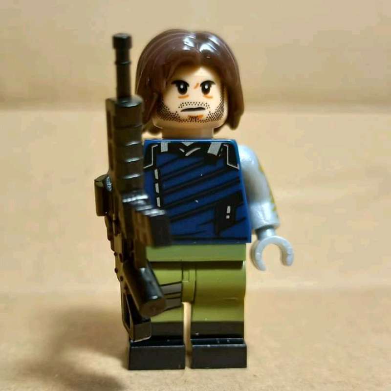 Jual Mainan Bricks Mini Figure Bucky Winter Soldier Marvel Compatible ...