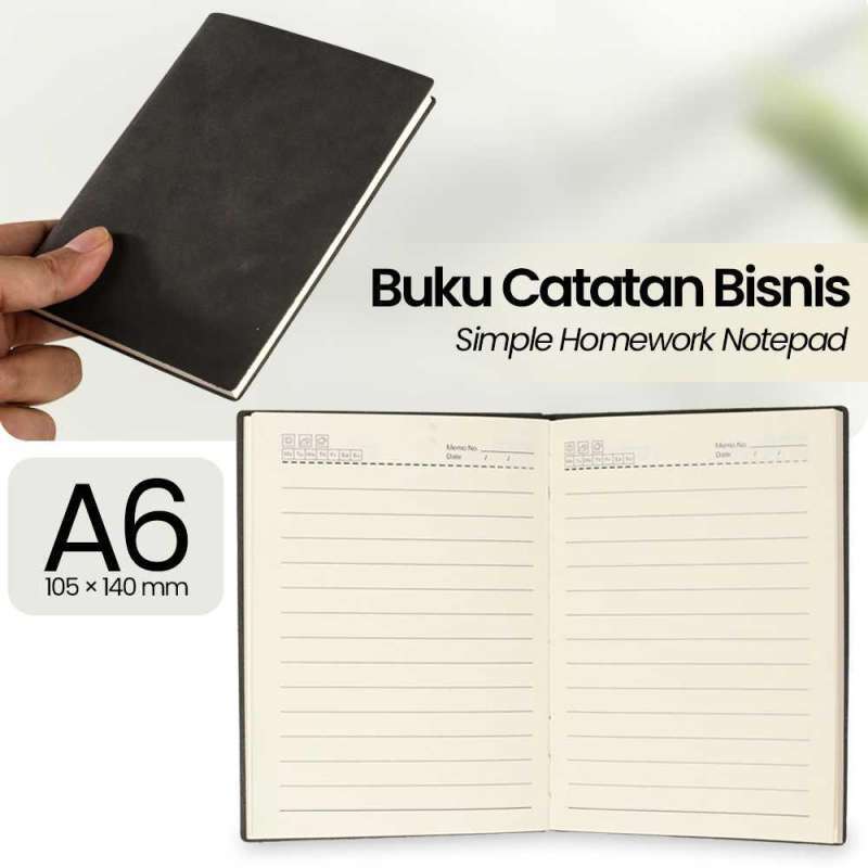 Promo Buku Catatan Bisnis Simple Homework Notepad A6 173 Catatan ...