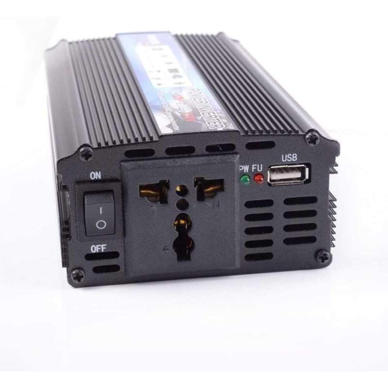 Jual Eafc Power Inverter Mobil Modified Sine Wave Dc 12v To Ac 220v ...