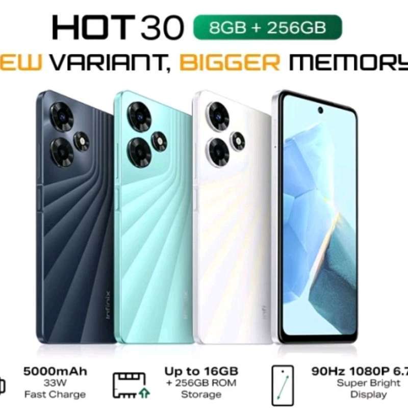Promo Infinix Hot 30 Ram 8/256 Gb Diskon 18% Di Seller Sahabat ...