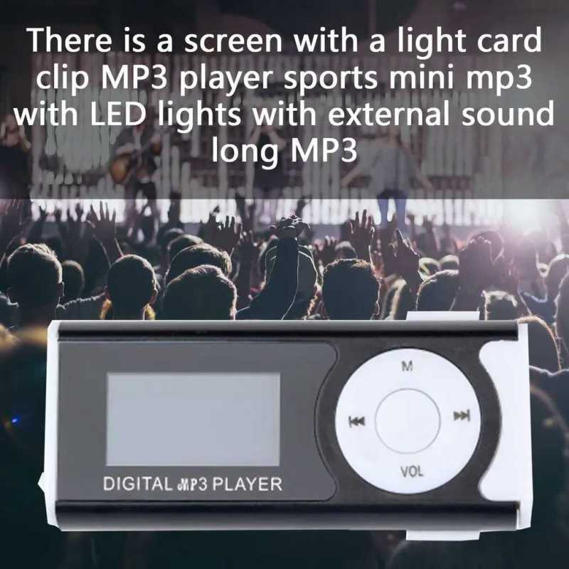 Jual Mp3 Player Dengan Slot Tf & Clip & Led Flashlight Di Seller ...