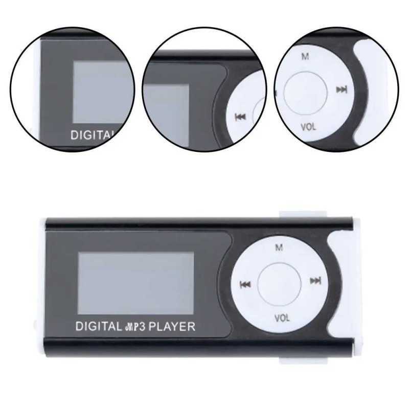 Jual Mp3 Player Dengan Slot Tf & Clip & Led Flashlight Di Seller ...