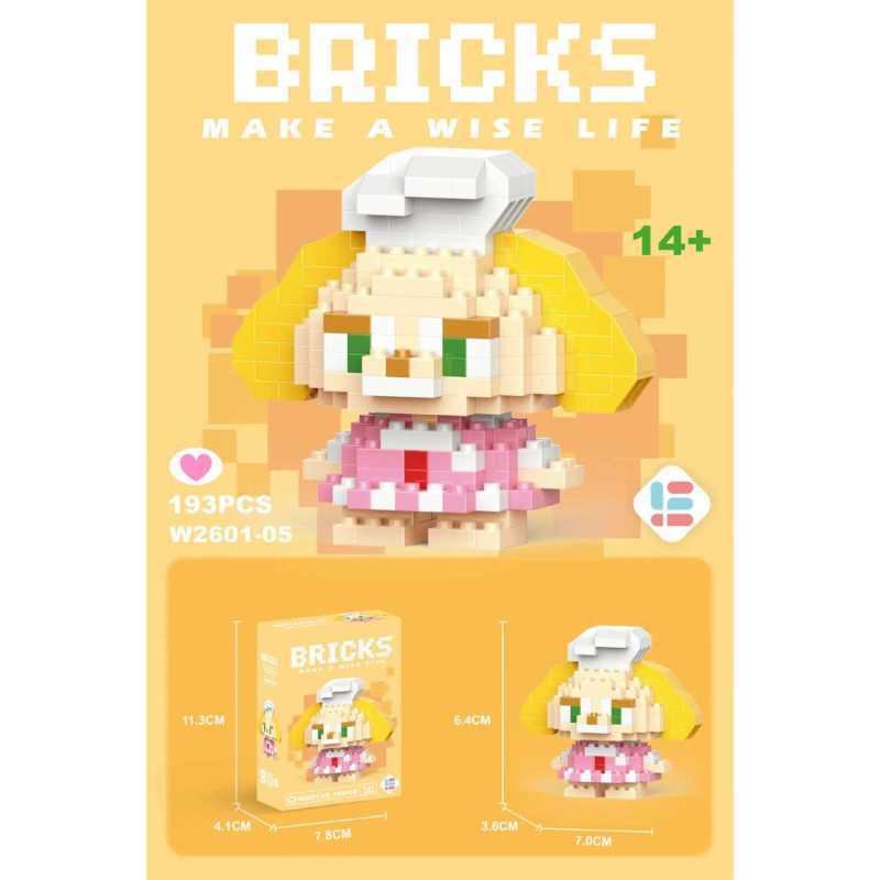 Jual Bricks Mainan Balok Susun Karakter Cookie Ann Lego Figure 193pcs ...