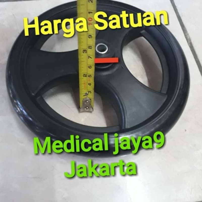 Promo Roda Bagian Depan Kursi Roda Ukuran 20cm Sparepart Ban Suku ...